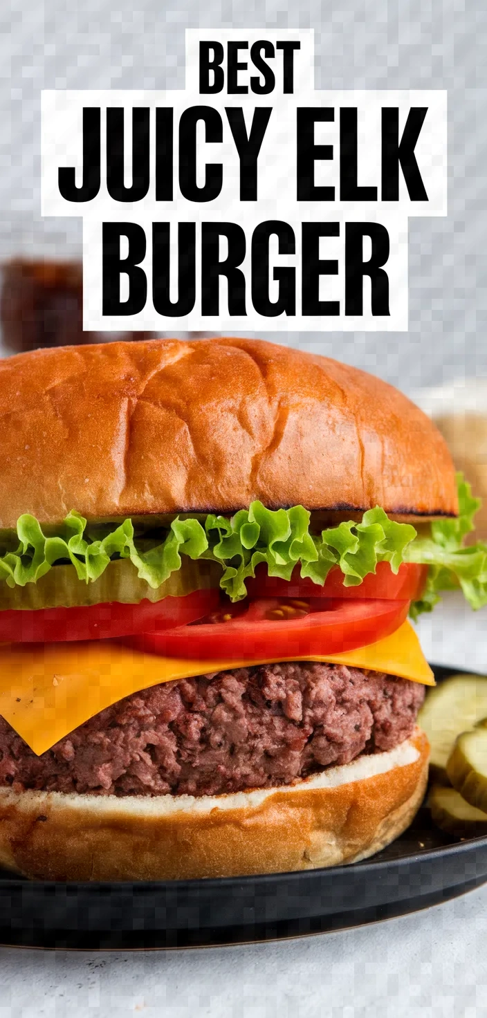 Best Juicy Elk Burger Recipe - comforteatshub.com