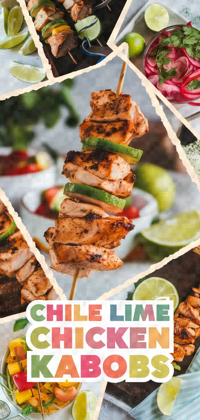 Ancho Chile Lime Chicken Kabobs Recipe - comforteatshub.com
