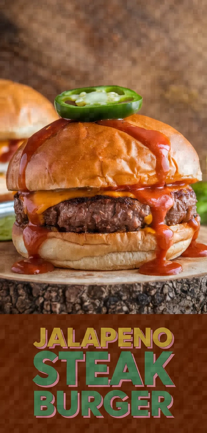 Jalapeno Steak Sauce Burger 3 Recipe - comforteatshub.com