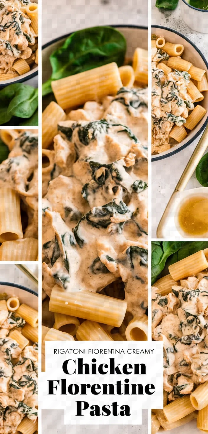 Rigatoni Fiorentina Recipe Creamy Chicken Florentine Pasta ...