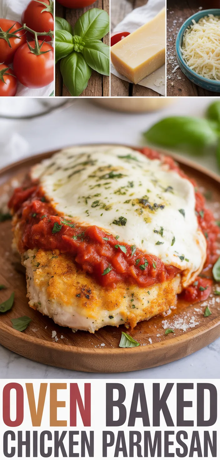 OVEN BAKED CHICKEN PARMESAN Recipe - comforteatshub.com