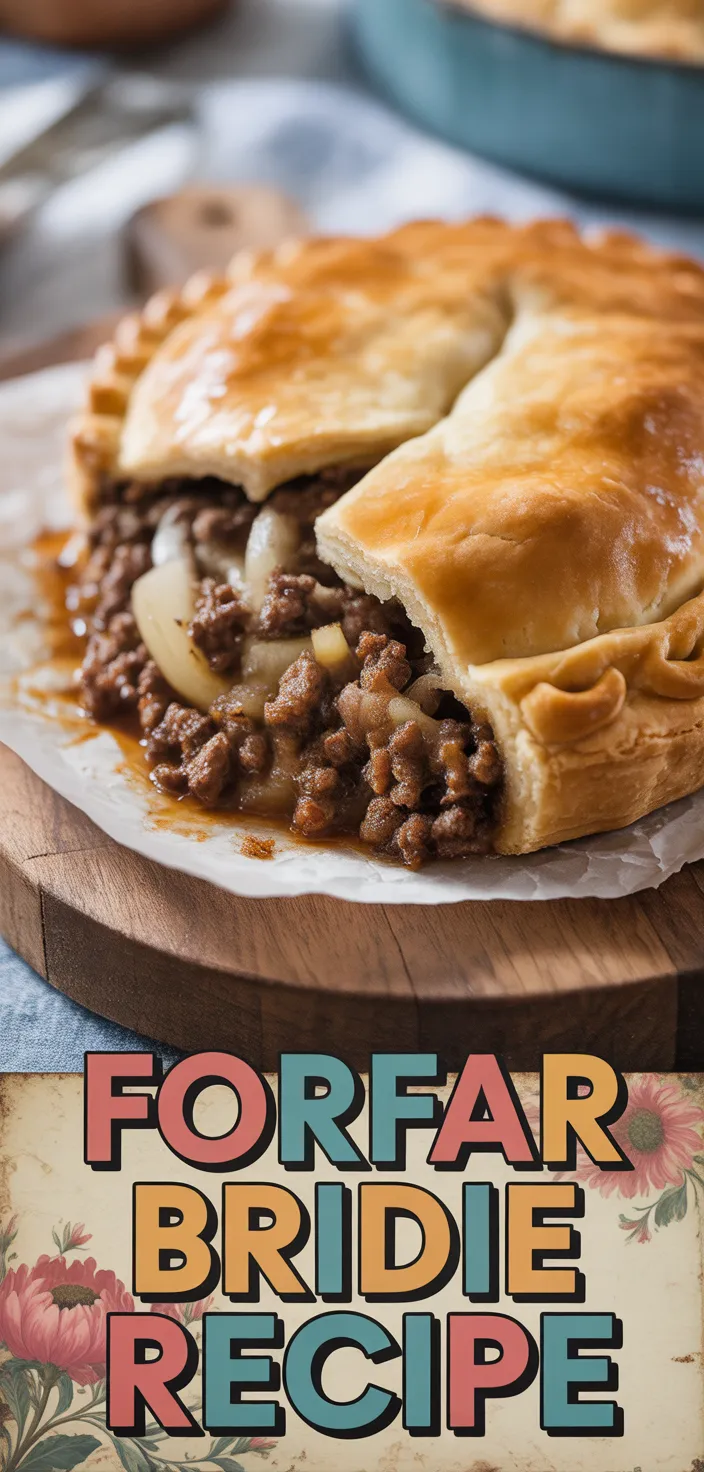 Forfar Bridie Recipe – Scottish Handheld Meat Pies - comforteatshub.com