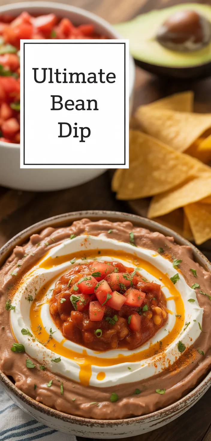 Ultimate Bean Dip Recipe - comforteatshub.com